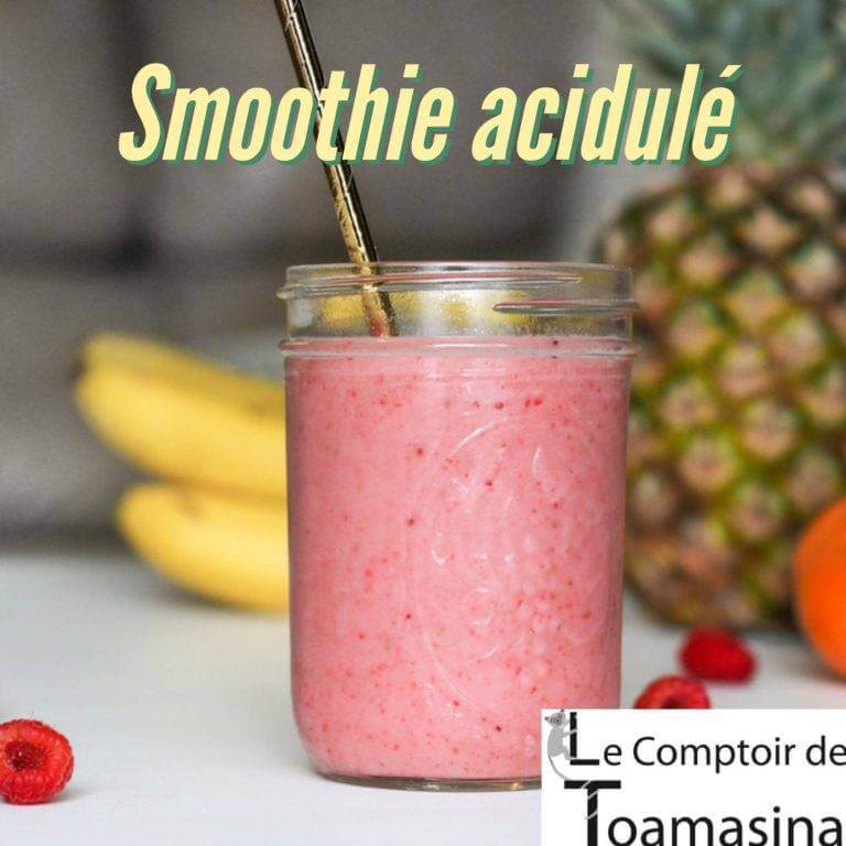 Smoothie acidulé Açai Acérola - Recette Smoothie Açai - Acérola