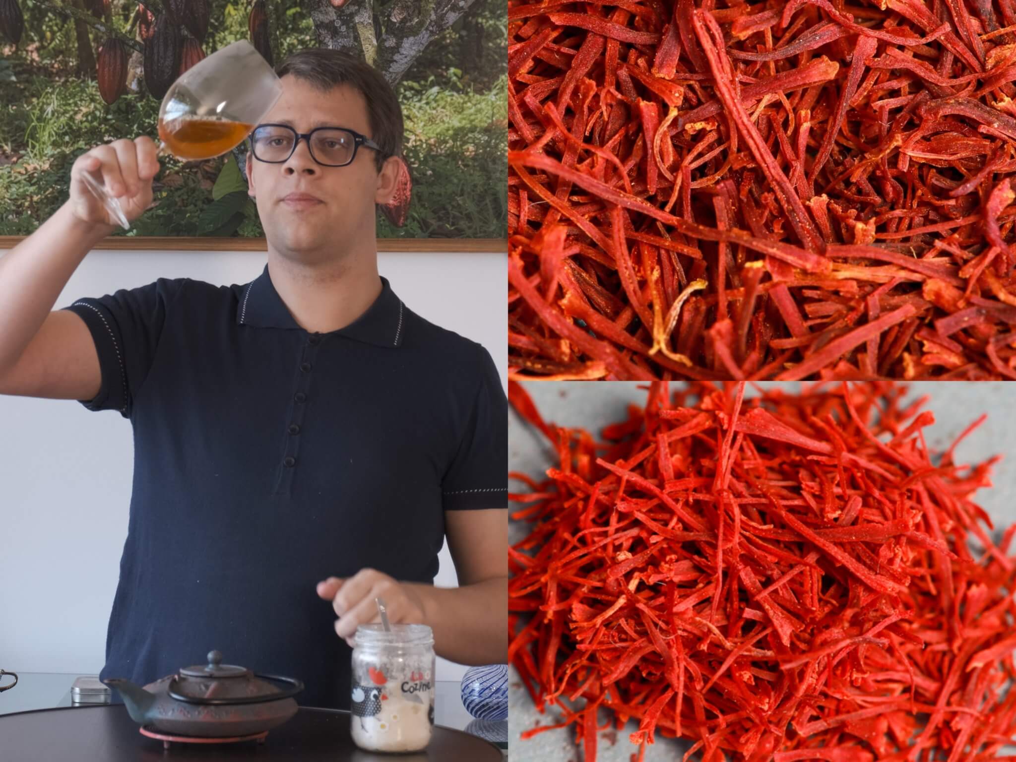 Recette du thé vert au safran - Le Comptoir de Toamasina