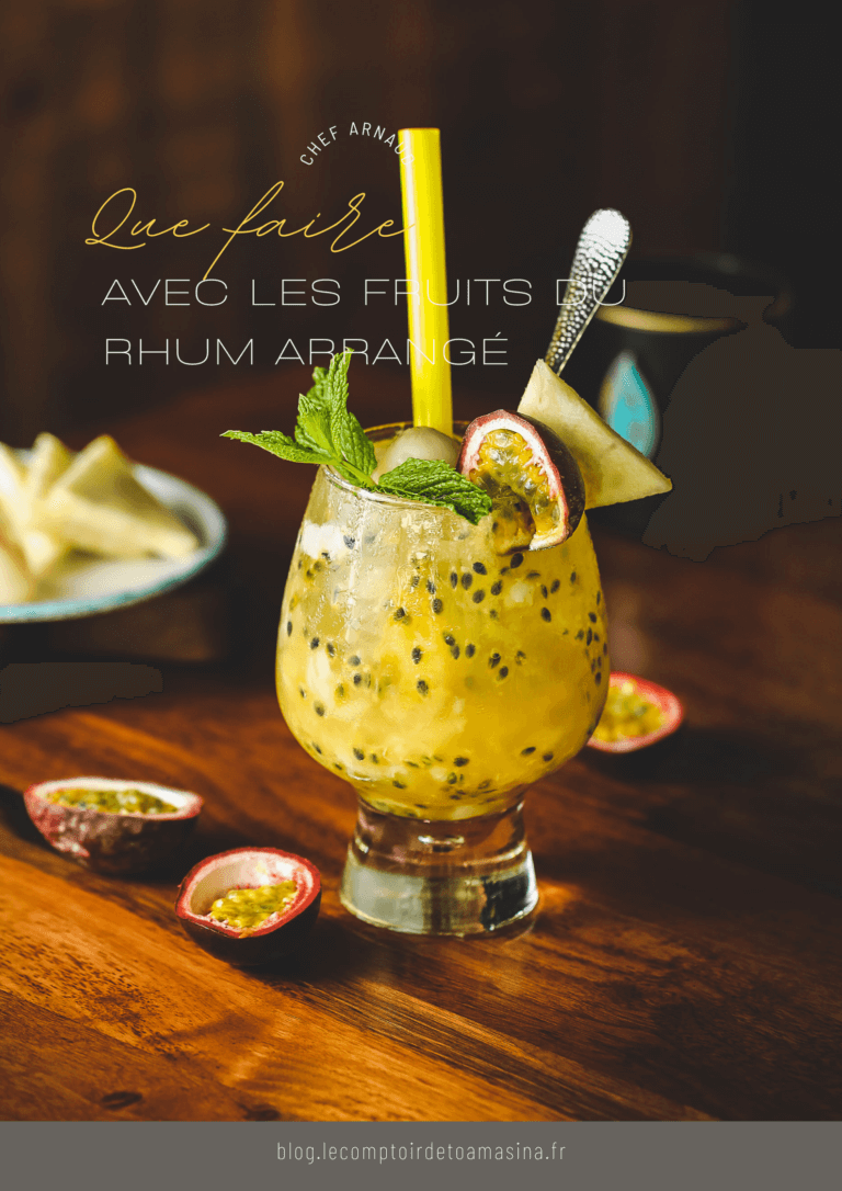 Que faire avec les fruits du rhum arrangé ? - Chef Arnaud Apogée